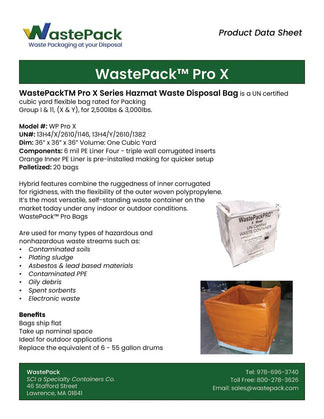 WastePack Pro X - Min 20 – Wastepack
