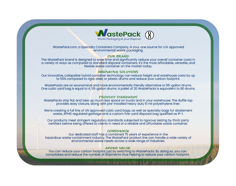 About Us – WastePack